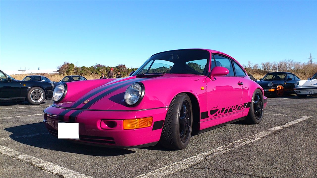 ピンクのポルシェカレラ | Kakumaru Blog